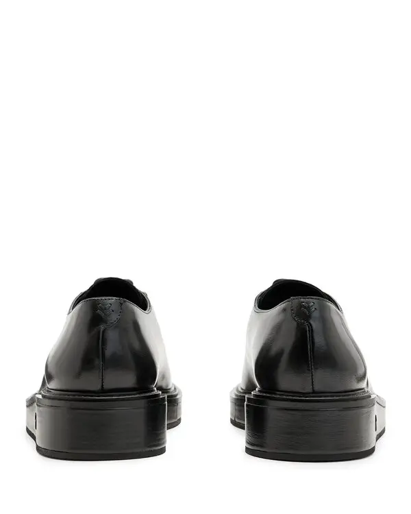 John Varvatos Von Creeper Derby Leather Dress Shoes In Black  display picture 2