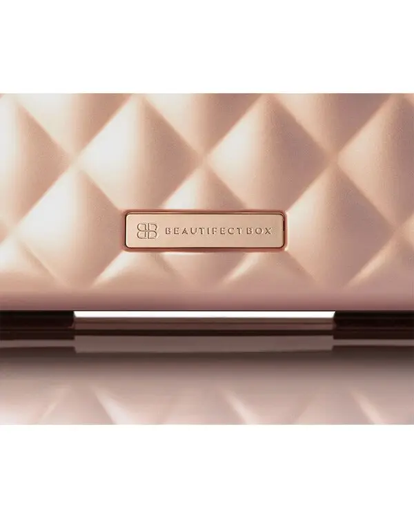 BEAUTIFECT Portable Makeup Table Box Gold - No Color