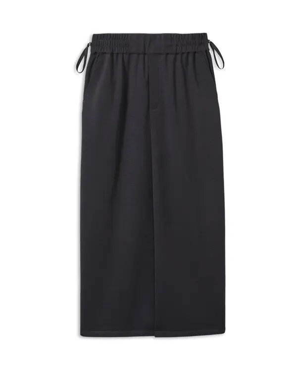 REISS Nora Ruched Jersey Midi Skirt