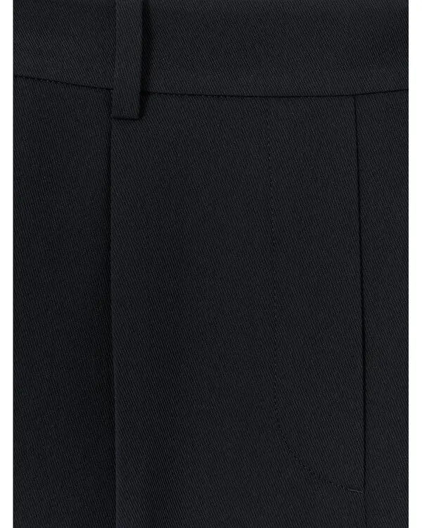 REISS Eden Wide Leg Trousers - Navy