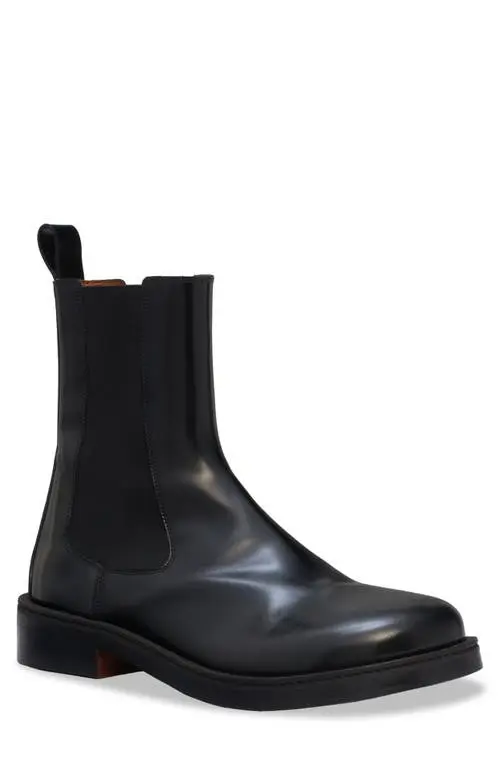 Men’s Alexander McQueen trunk Chelsea boots in black  calf leather size 45.5 Chelsea Boots - Alexander Mcqueen - Leather - Black main image 3