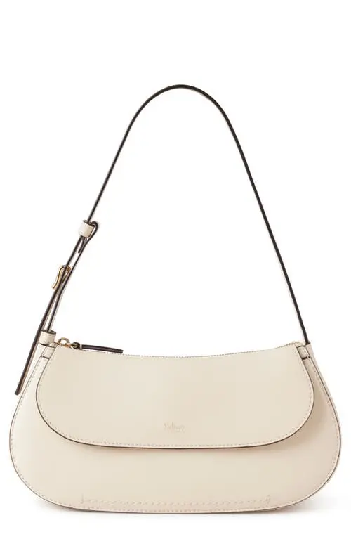 Mulberry Clovelly Leather Shoulder Bag - Eggshell