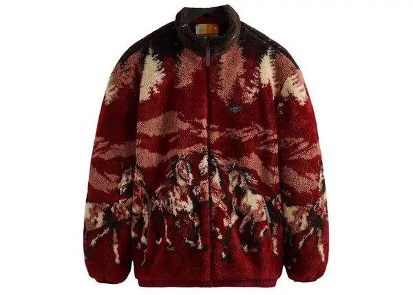 Kith Pinehurst Horses Sherpa Full Zip - Allure