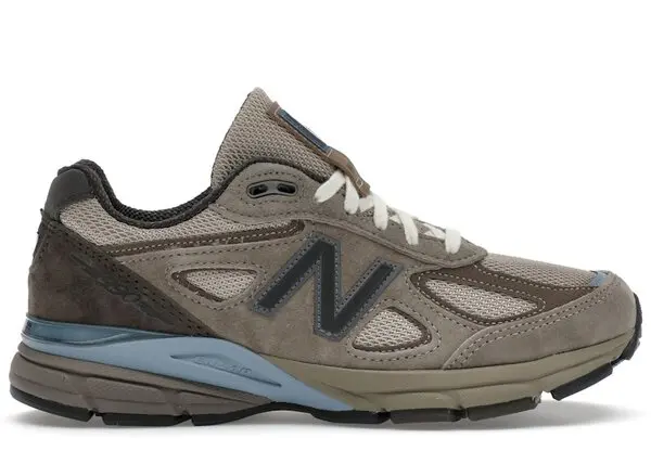 NEW BALANCE 990v4 Miusa Auralee - Grey/white/blue