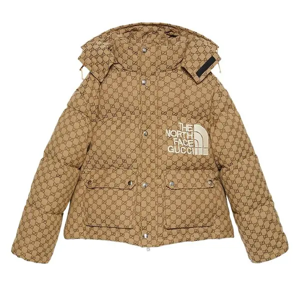 Gucci X The North Face Print Jacket - Tan