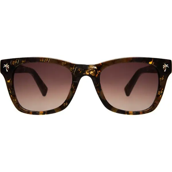 LYNDON EYEWEAR Hibiscus Sunglasses - Brown Marble
