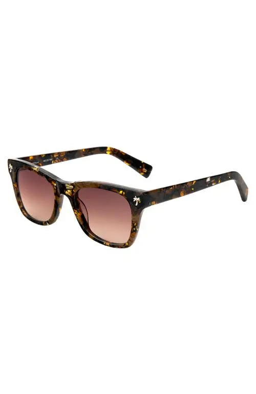 LYNDON EYEWEAR Hibiscus Sunglasses - Brown Marble