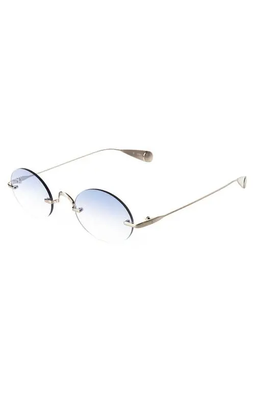 LYNDON EYEWEAR Havana Sunglasses - Silver/blue