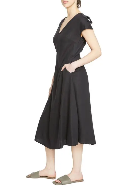 Universal Standard Louvre Tie Back Maxi Dress