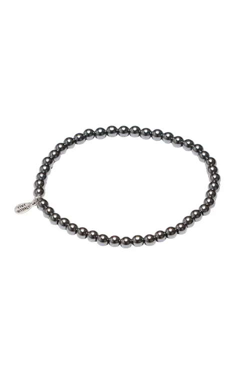 TINY RITUALS Hematite Energy Bracelet - Dark Gray