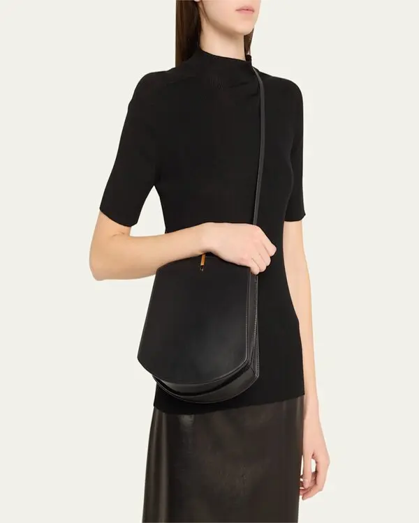 Savette The Florence Calf Leather Crossbody Bag