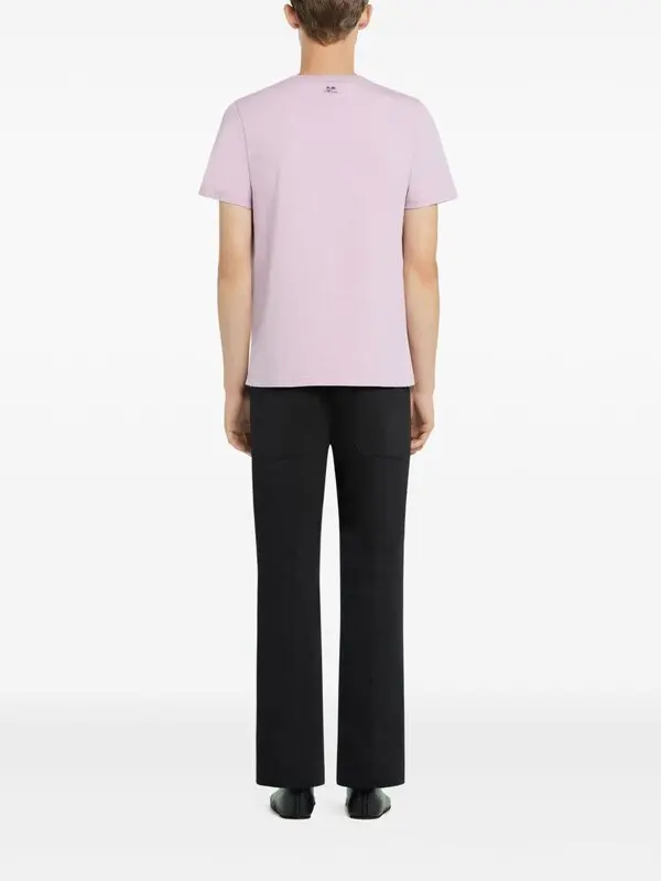 COURREGES Logo-print T-shirt - Pink