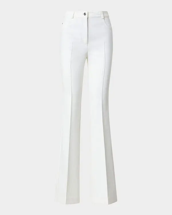 Akris Farid Bootcut Double Face Pants