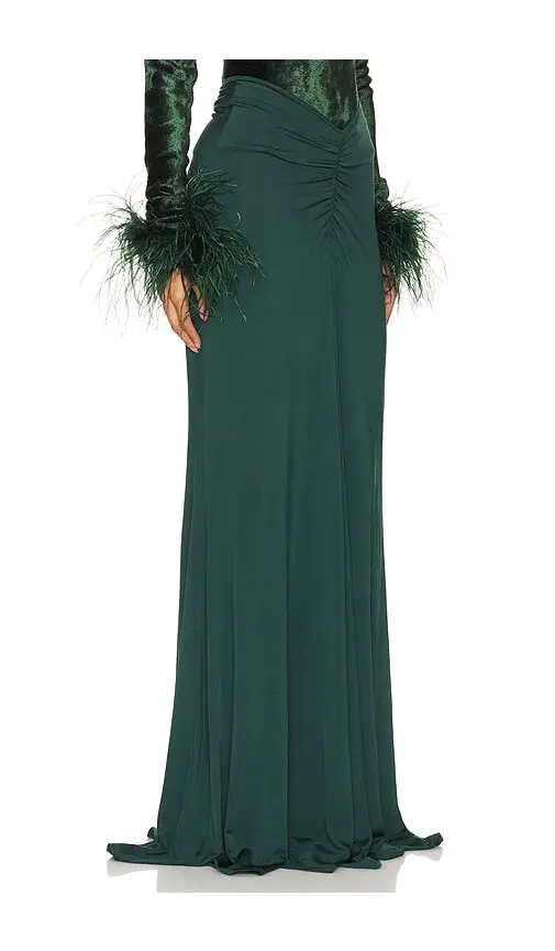 Lapointe Ruched Maxi Skirt