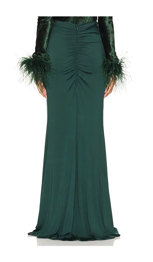 Lapointe Ruched Maxi Skirt