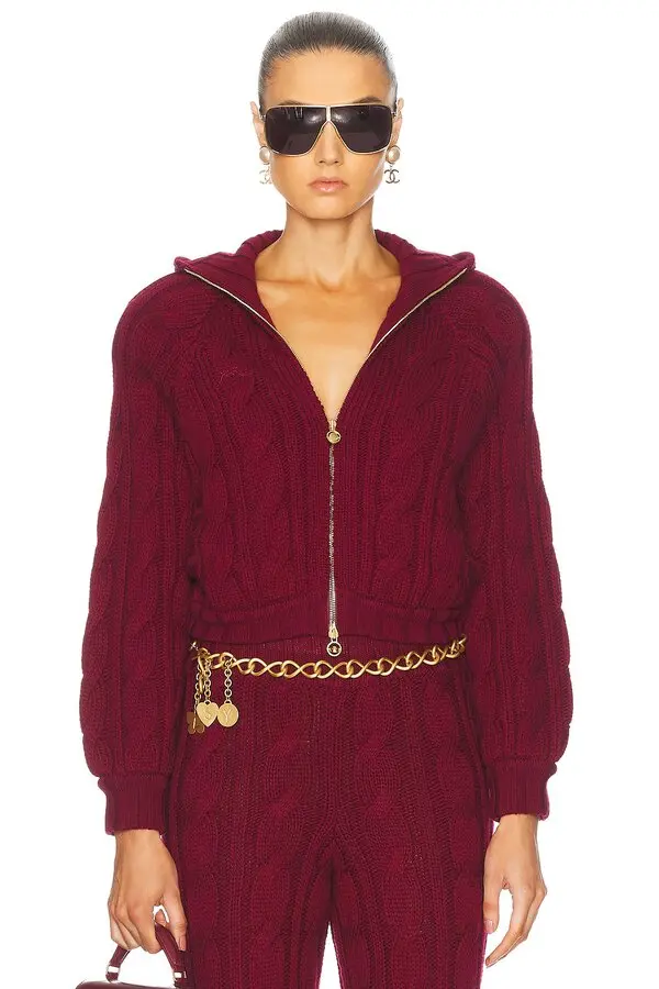 ROWEN ROSE Short Knit Cardigan