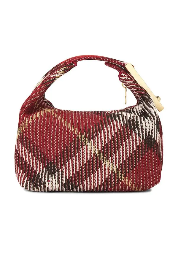 Burberry Mini Check Knit Bag