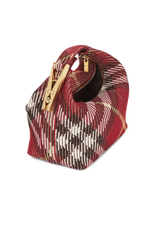 Burberry Mini Check Knit Bag