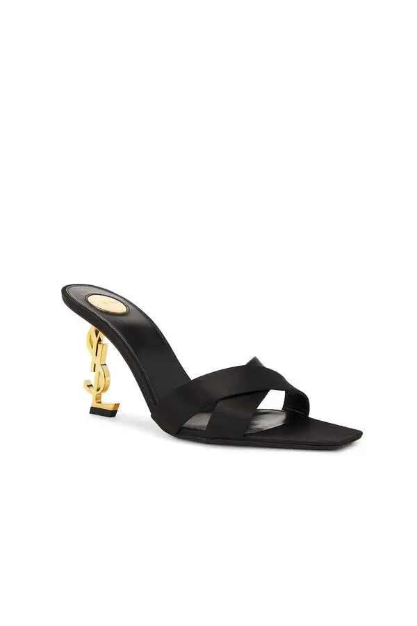Saint Laurent Opyum Mule Sandal - Nero