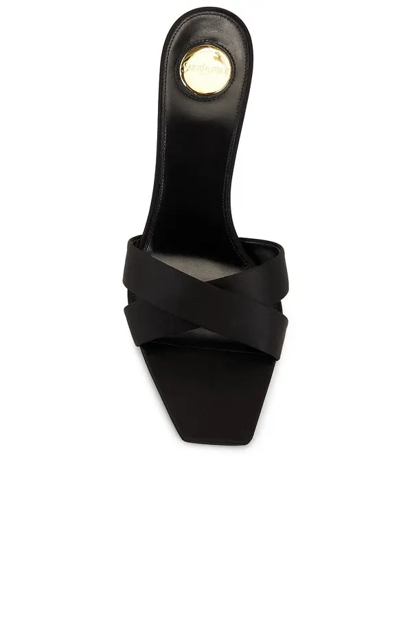 Saint Laurent Opyum Mule Sandal - Nero
