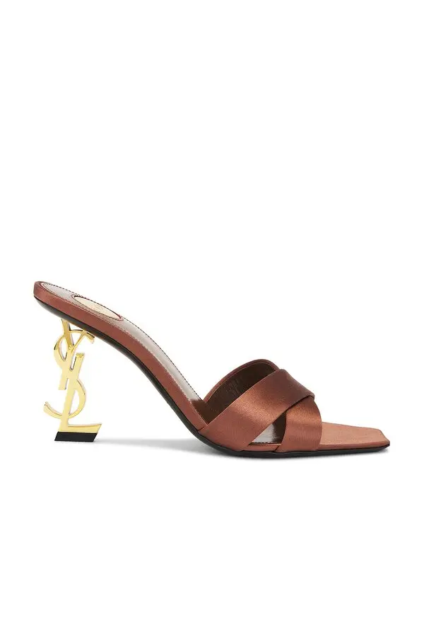 Saint Laurent Opyum Mule Sandal - Manioc Brown