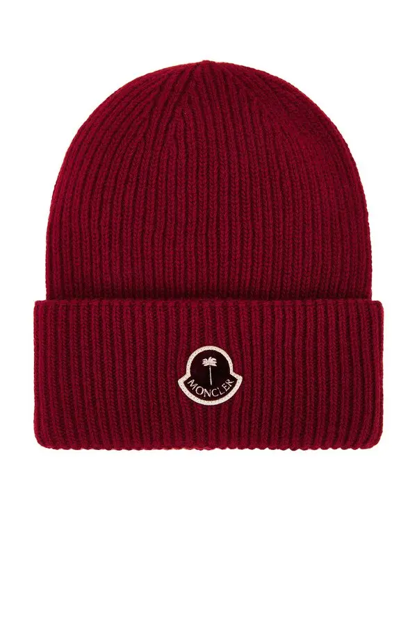 Moncler X Palm Angels Beanie - Red