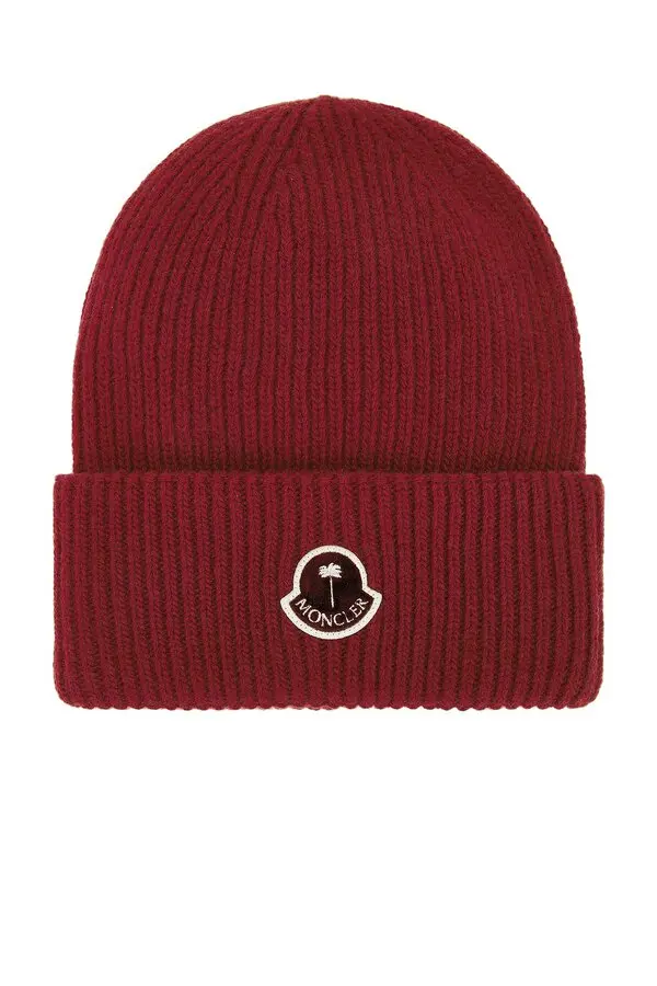 Moncler X Palm Angels Beanie - Red