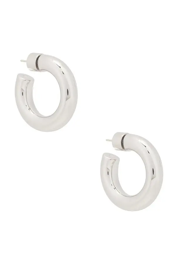 JENNIFER FISHER Samira Huggie Earrings - Silver