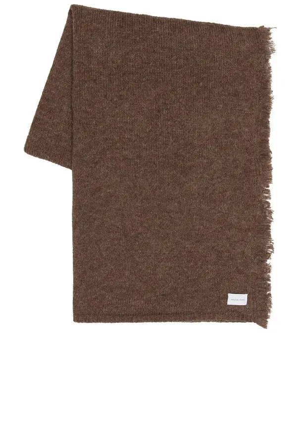 Janessa Leoné Blanket Scarf In Brown - Dark Brown
