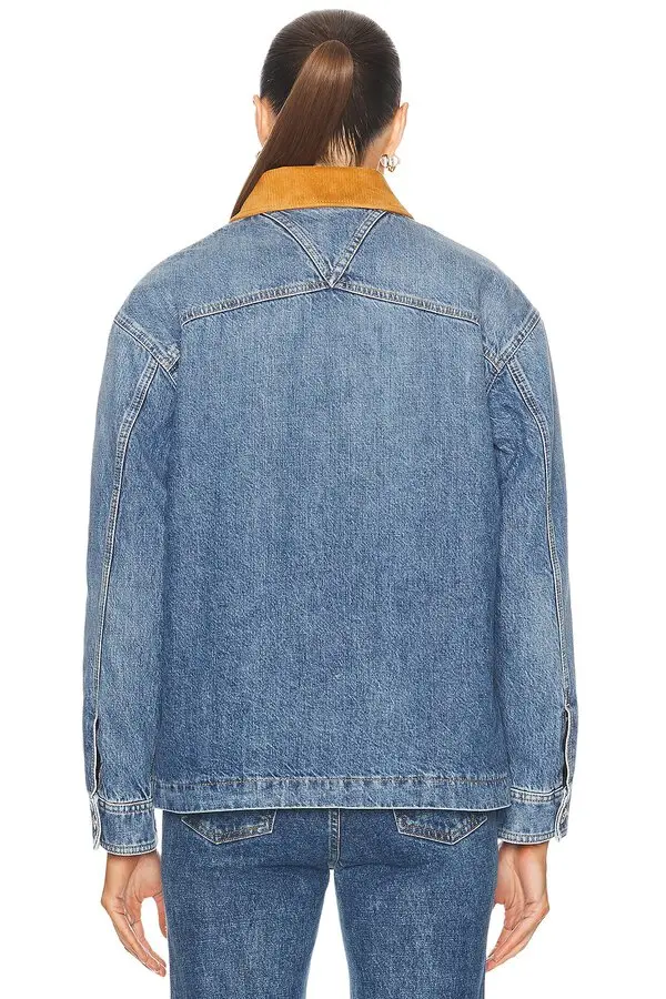 Bottega Veneta Padded Denim Jacket - Mid Blue