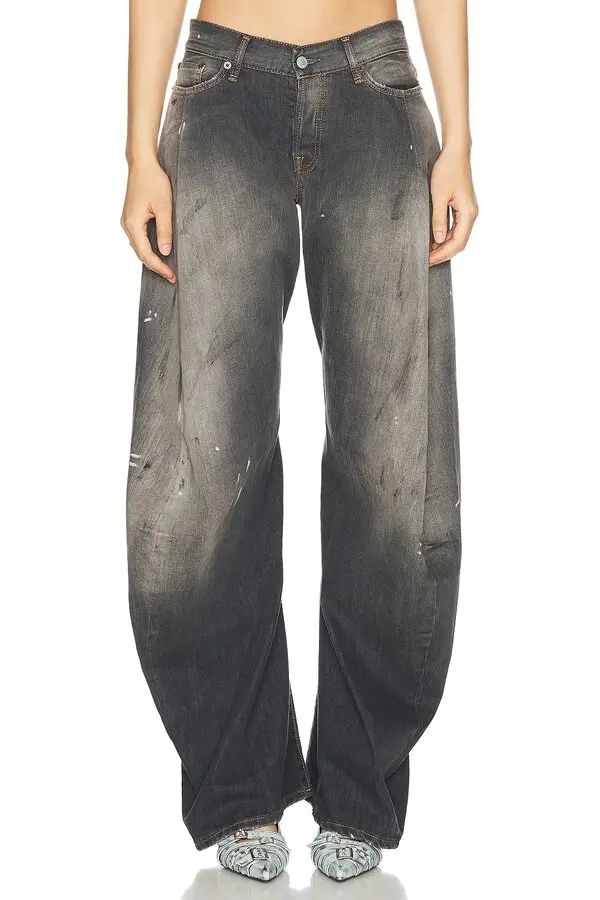 Acne Studios 2006 Trafalgar Wide Leg Jeans - Black