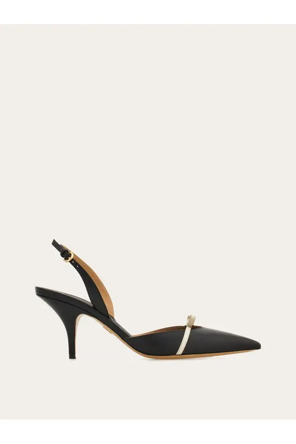 FERRAGAMO Mini Bow Slingback - Black