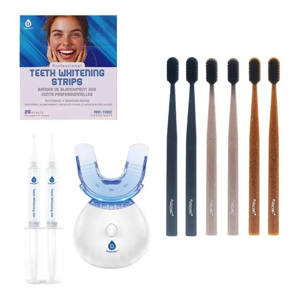 PURSONIC Led Teeth Whitening Solution - White