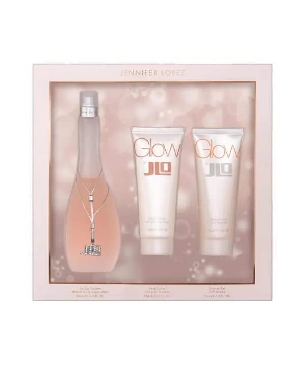 JENNIFER LOPEZ Glow Jlo 100ml & 75ml Body Lotion & Sg - Pink Overflow
