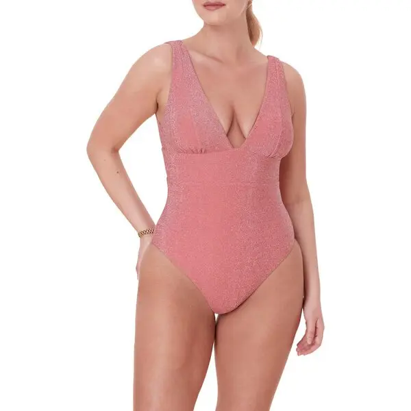 ANDIE The Mykonos One-piece Swimsuit - Shell