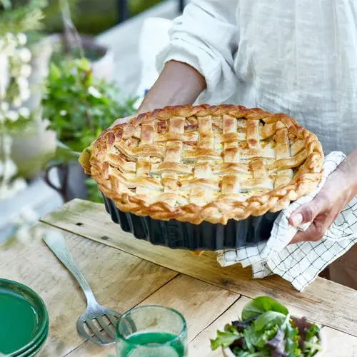 EMILE HENRY 11-inch Deep Tart Dish - Cedar