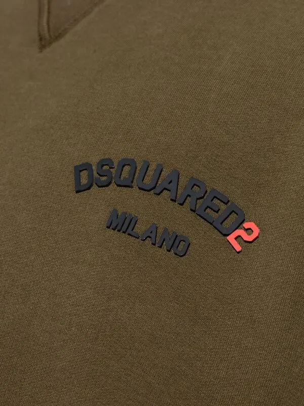 Dsquared2 Logo-appliqué Sweatshirt - Brown