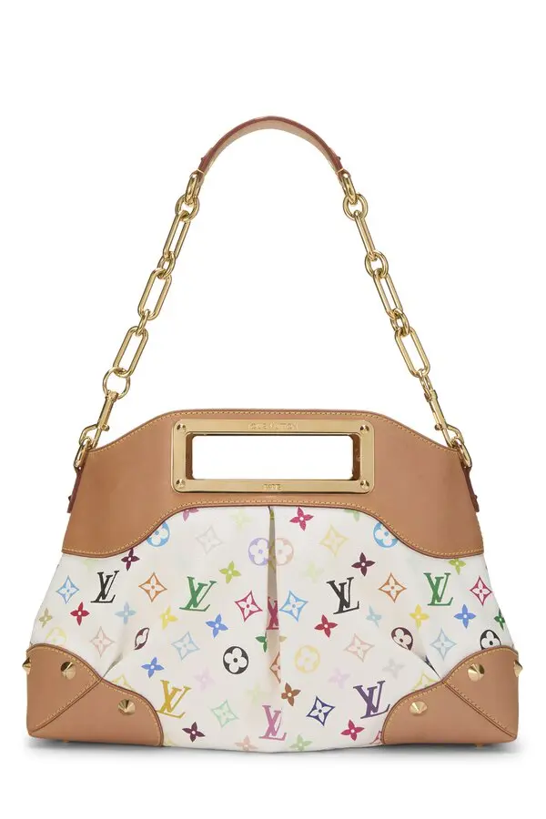 LOUIS VUITTON Takashi Murakami Monogram Multicolore Judy - White