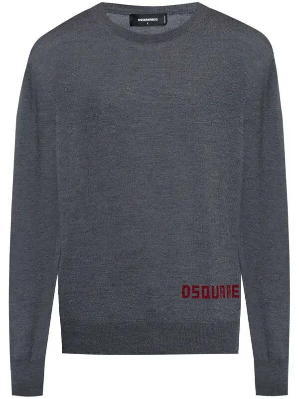 Dsquared2 Logo Intarsia-knit Jumper