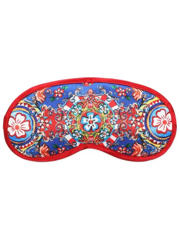Dolce & Gabbana Graphic-print Night Mask - Blue