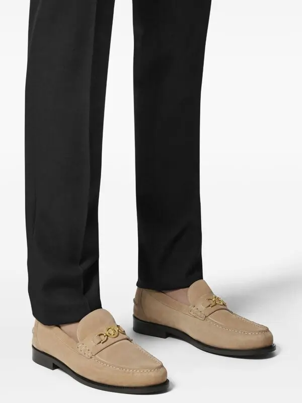 Versace Medusa '95 Suede Loafers - Brown