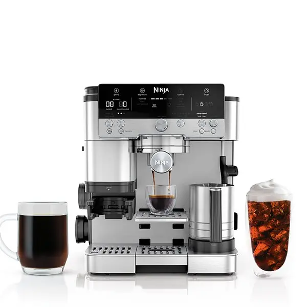 NINJA Luxe Cafe Premier Series Espresso Maker - Silver Es