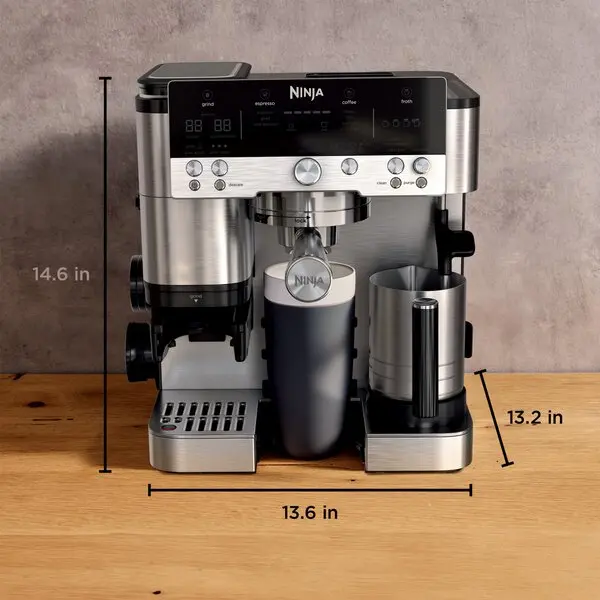 NINJA Luxe Cafe Premier Series Espresso Maker - Silver Es