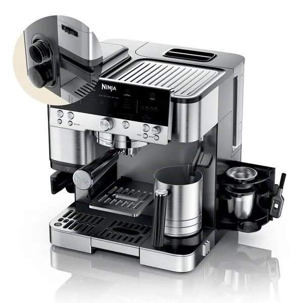 NINJA Luxe Cafe Premier Series Espresso Maker - Silver Es