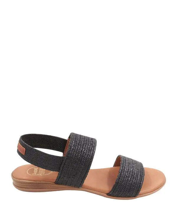 Andre Assous Nigella Woven Sandals - Black