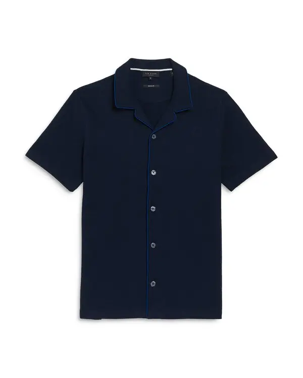 Ted Baker London Selar Short Sleeve Button Front Shirt