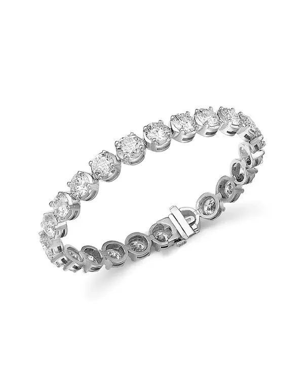 Bloomingdale'S 20.0 Tcw Certified Lab Grown Diamond Tennis Bracelet - White Gold