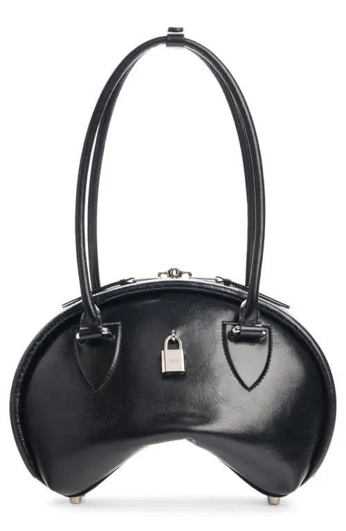 Acne Studios Bowlina Leather Shoulder Bag - Black