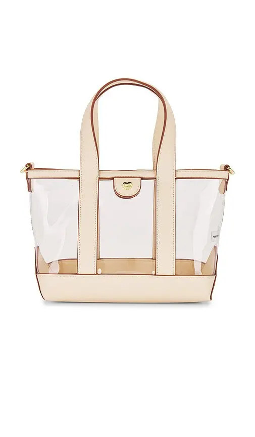Stoney Clover Lane Clear Mini Tote Crossbody Bag - Neutral