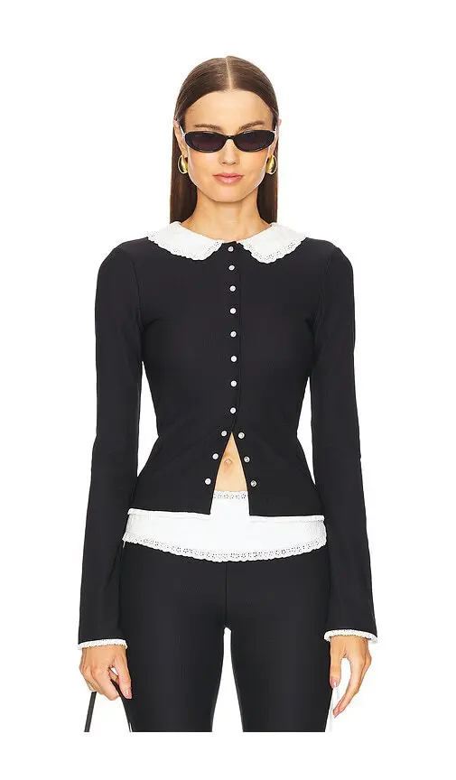 FAIT PAR FOUTCH Edith Cardigan - Black